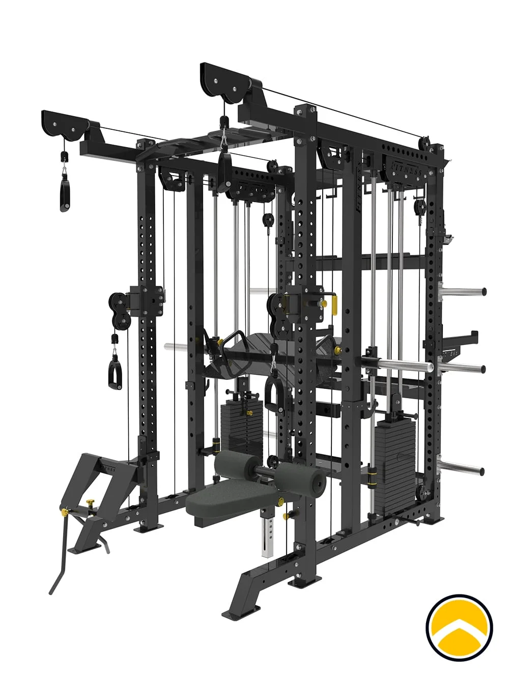 Smith Mašina + Funkcionalni Trener + Čučnjevi Ram / Multistacionarna Sprava (Multistation)