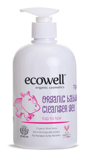 Gel za čišćenje kože bebe (organski proizvod) 500 ml Ecowell