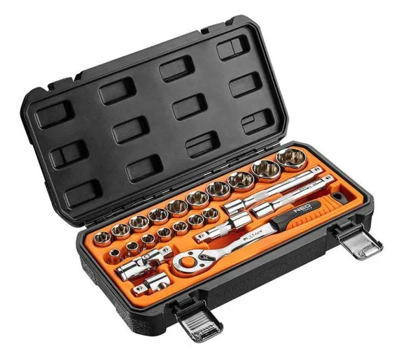 Set nasadnih ključeva 1/2″, 23 kom. – NEO TOOLS 08-694