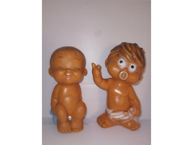 Stare igračke bebe gumene  ART 254 i 190