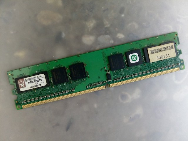 512MB DDR2 Kingston jednostrana  RAM memorija