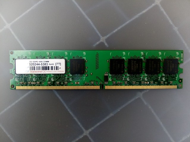 2Gb DDR2  Transcend dvostrana memorija