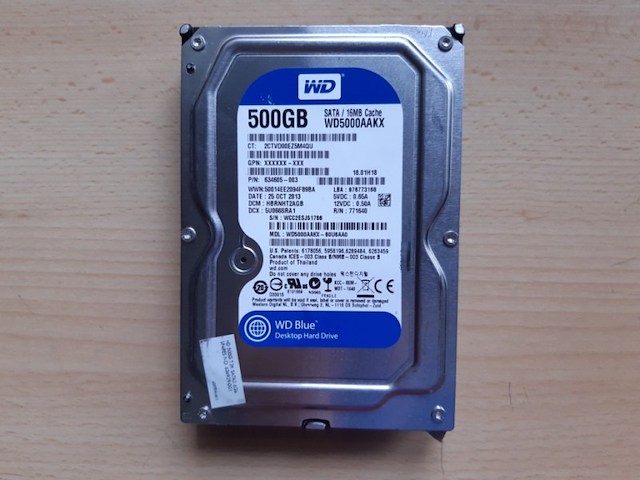 WD 500GB WD5000AAKX