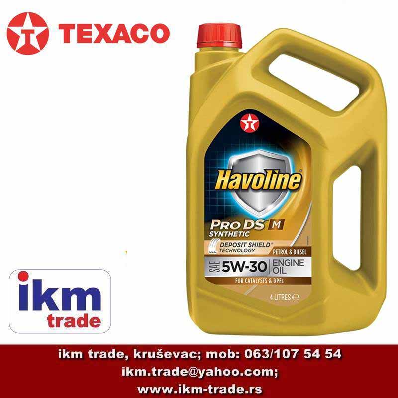 TEXACO HAVOLINE PRO DS M 5W30 4L