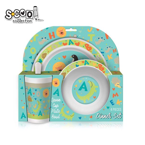 S-COOL Baby set za jelo Letters SC1599