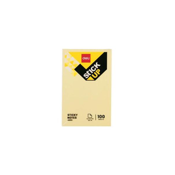 DELI Stiker blok 76x126mm žuti (100 lista)