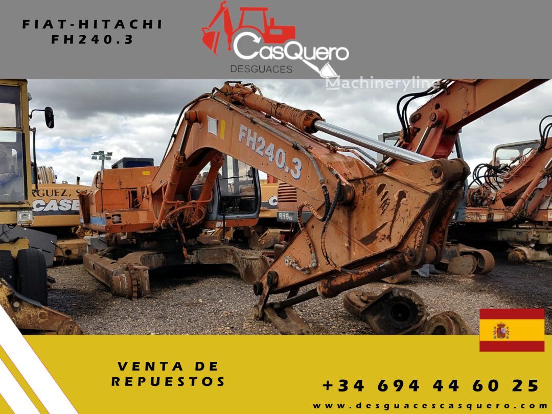 Fiat-Hitachi FH240.3 bager guseničar po rezervnim delovima