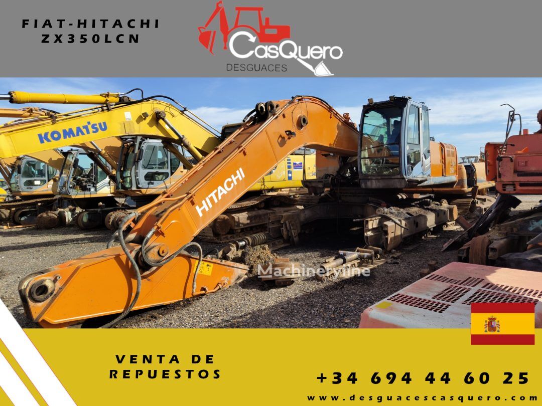 Fiat-Hitachi ZX350LCN bager guseničar po rezervnim delovima