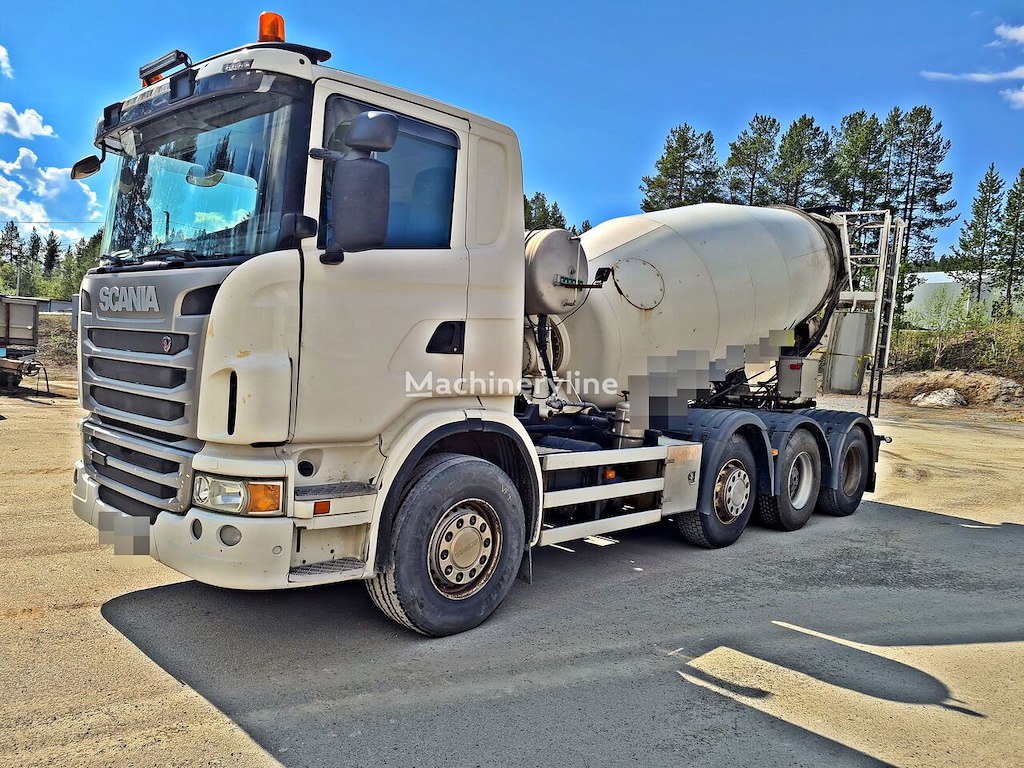 Scania G480 *8x2 *SARAKA 8m3 *HYDRAULIC ARM 9m kamion s mešalicom za beton