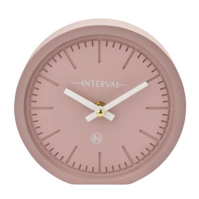 Stoni sat - Interval Minimalist, Pink, 15cm