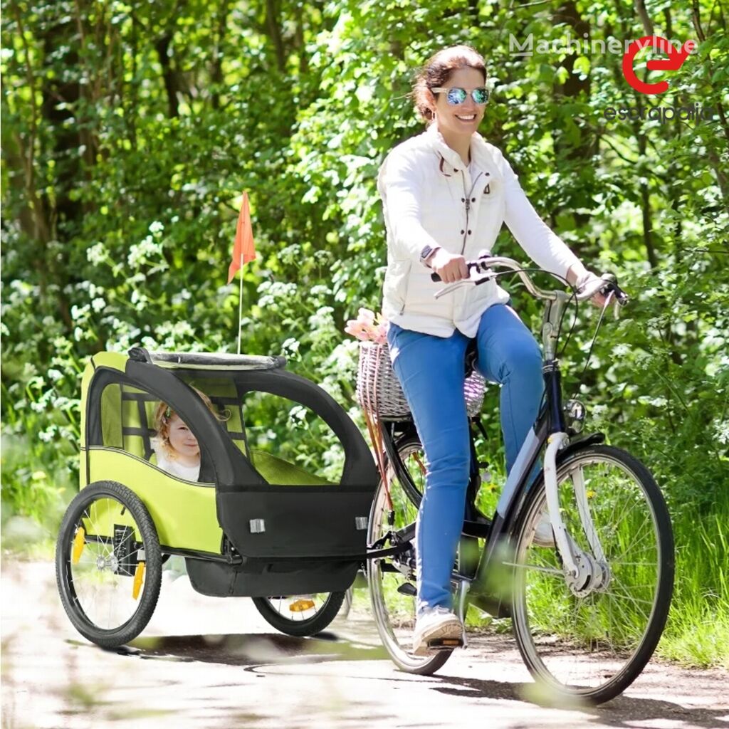 Prodaje se Remolque Bicicleta para 2 Niños con Suspensión (Nuevo) industriju zabave na aukciji