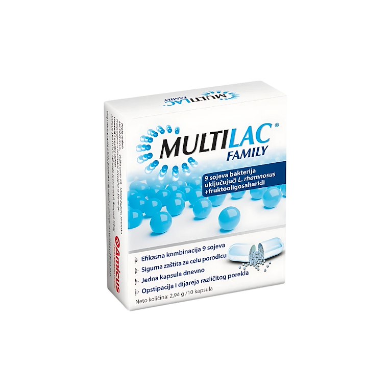 MULTILAC® Family Probiotik 10 Kapsula