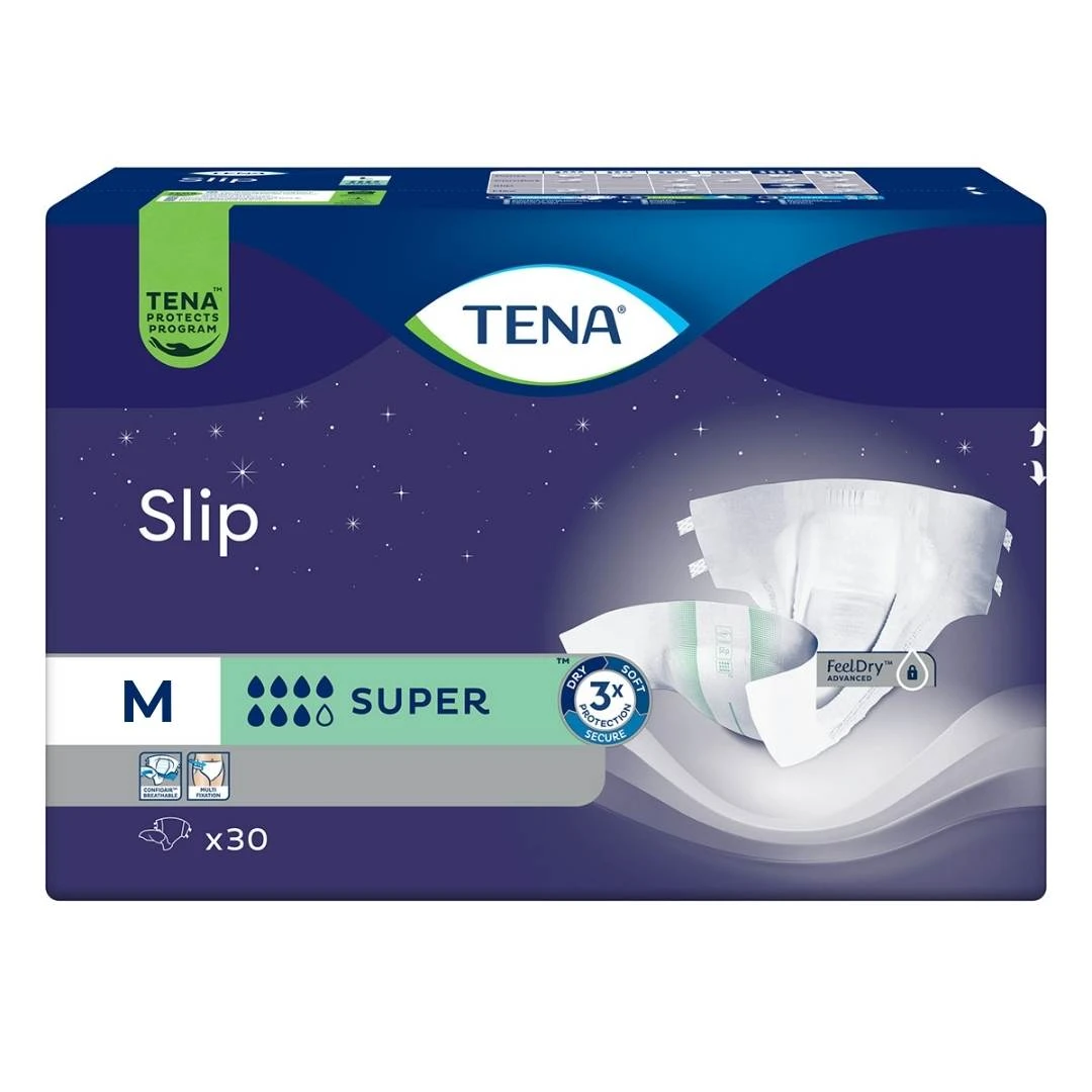 TENA® Pelene za Odrasle Slip Super M 30 Pelena za Inkontinenciju