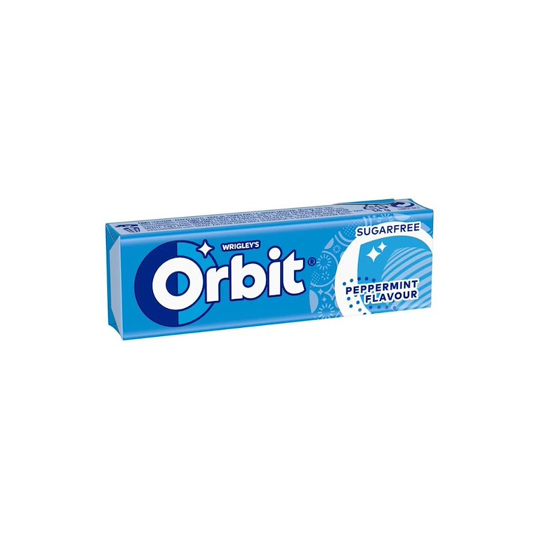 Orbit® Žvake PEPPERMINT sa Ukusom Mente 10 Žvaka