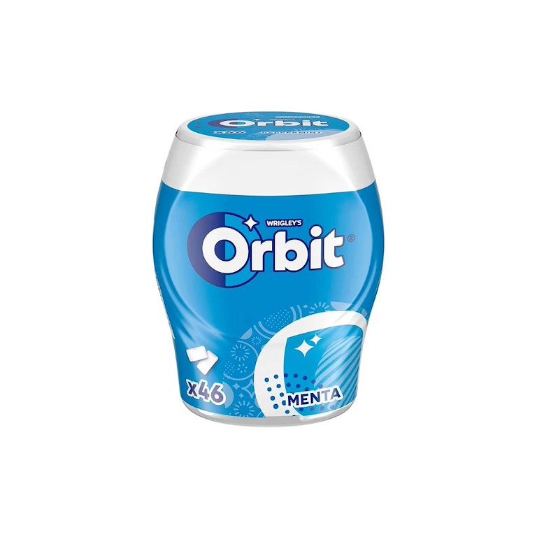 Orbit® Žvake PEPPERMINT sa Ukusom Mente Bočica 46 Žvaka