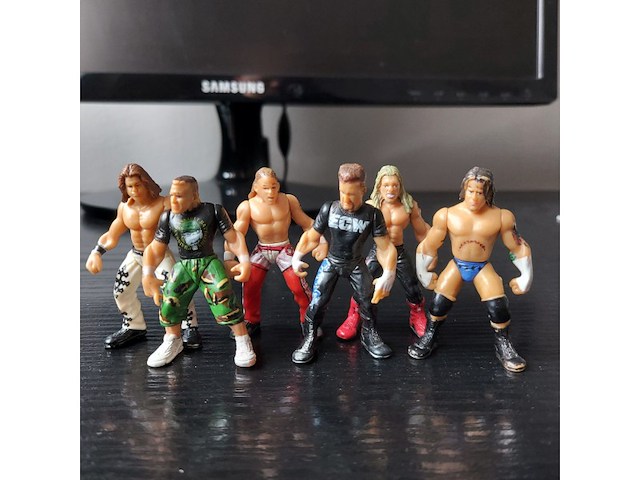 WWE 2006 Jakks Pacific Mikro Kečeri -Wrestling Figures