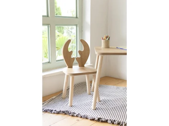 Hanah Home Dečiji set sto i stolica Deer