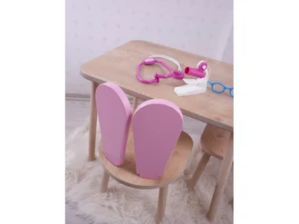 Hanah Home Dečiji set sto i dve stolice Bunny