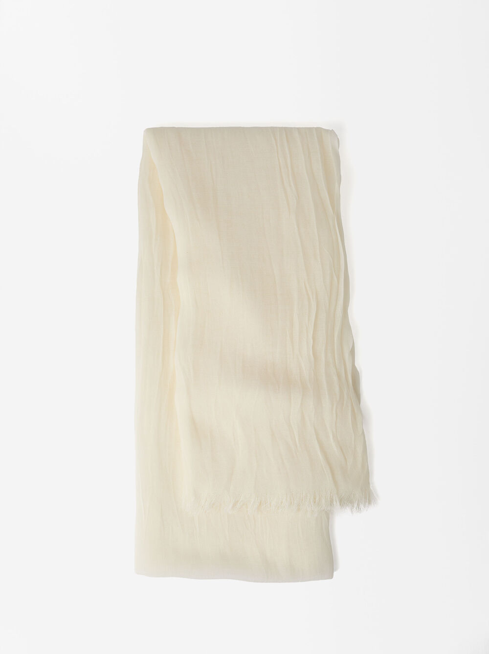 PASHMINA WITH FRAYED DETAILING