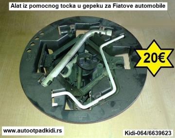 Alat iz pomocnog tocka u gepeku za Fiatove automobile
Fiat Punto Mk2