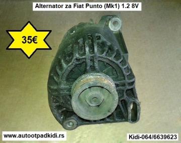 Alternator za Fiat Punto (Mk1) 1.2 8V
Fiat Punto Mk1