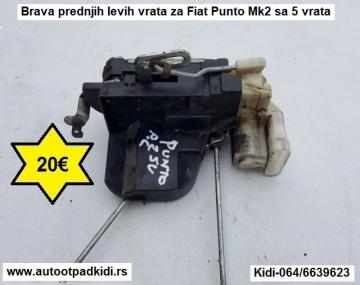 BRAVA PREDNJIH LEVIH VRATA ZA FIAT PUNTO MK2 SA 5 VRATA
 FIAT PUNTO MK2