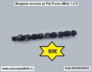 Bregasta osovina za Fiat Punto (Mk2) 1.9 D
Fiat Punto Mk2