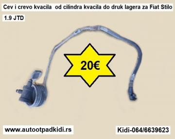 Cev i crevo kvacila od cilindra kvacila do druk lagera za Fiat Stilo 1.9 JTD
Fiat Stilo