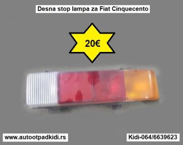 Desna stop lampa za Fiat Cinquecento
Fiat Cinquecento