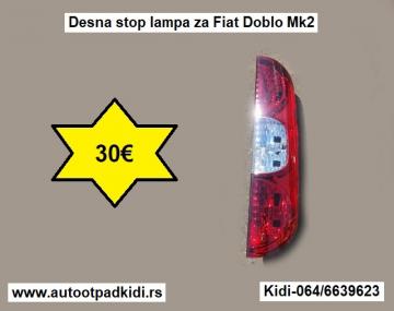 Desna stop lampa za Fiat Doblo Mk2
Fiat Doblo Mk2