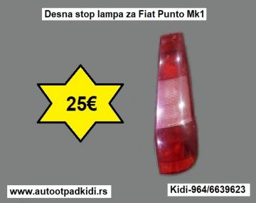 Desna stop lampa za Fiat Punto Mk1
Fiat Punto Mk1