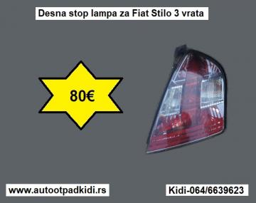 Desna stop lampa za Fiat Stilo 3 vrata
Fiat Stilo