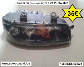 DESNI FAR (BEZ MAGLENKE) ZA FIAT PUNTO MK2
 FIAT PUNTO MK2