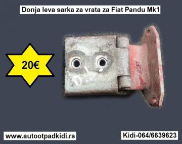 Donja leva sarka za vrata za Fiat Pandu Mk1
Fiat Panda Mk1