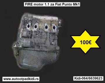 FIRE MOTOR 1.1 ZA FIAT PUNTO MK1
 FIAT PUNTO MK1