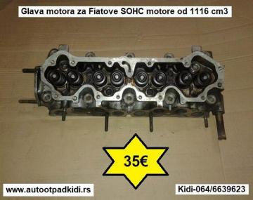 Glava motora za Fiatove SOHC motore od 1116 cm3
Fiat 128 (Zastava 101/128) oldtajmer