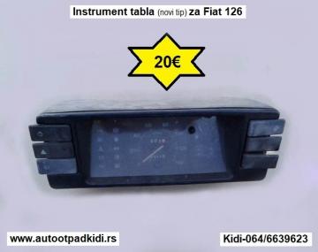 Instrument tabla (novi tip) za Fiat 126
Fiat 126 (Peglica) oldtajmer