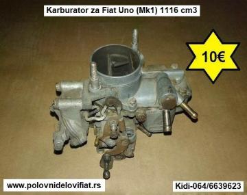 Karburator za Fiat Uno (Mk1) 1116 cm3
Fiat Uno Mk1