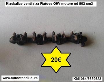 Klackalice ventila za Fiatove OHV motore od 903 cm3
Fiat 127