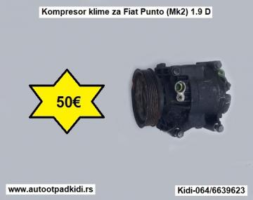 Kompresor klime za Fiat Punto (Mk2) 1.9 D
Fiat Punto Mk2