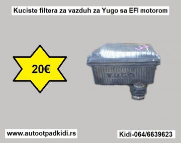 Kuciste filtera za vazduh za Yugo sa EFI motorom
Jugo