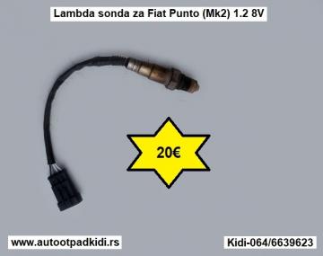 Lambda sonda za Fiat Punto (Mk2) 1.2 8V
Fiat Punto Mk2