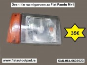 Desni far sa migavcem za Fiat Pandu Mk1