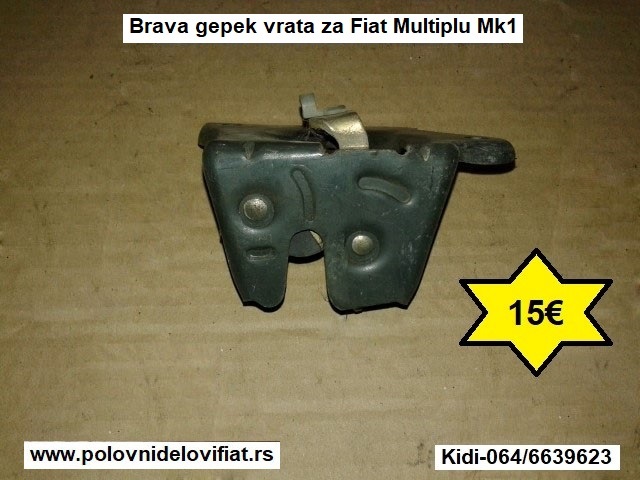 Brava gepek vrata za Fiat Multiplu Mk1