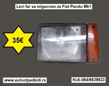 Levi far sa migavcem za Fiat Pandu Mk1
Fiat Panda Mk1