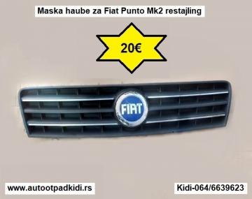 Maska haube za Fiat Punto Mk2 restajling
Fiat Punto Mk2 restajling