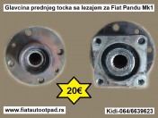 Glavcina prednjeg tocka sa lezajem za Fiat Pandu Mk1