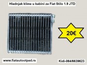 Hladnjak klime u kabini za Fiat Stilo 1.9 JTD