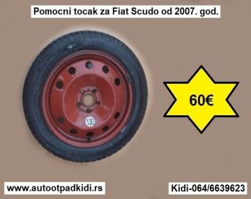 Pomocni tocak za Fiat Scudo od 2007. god.
Fiat Scudo