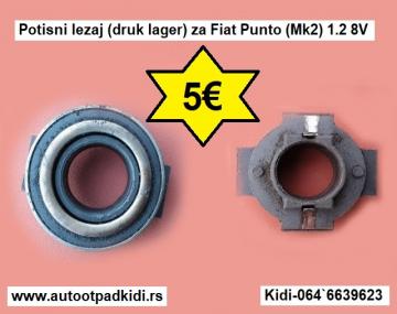 Potisni lezaj (druk lager) za Fiat Punto (Mk2) 1.2 8V
Fiat Punto Mk2